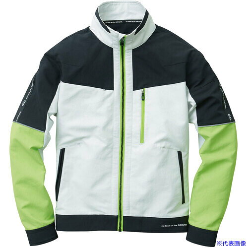オレンジブック トラスコ中山　TRUSCOG.G. 8012−00 長袖ブルゾン ライトグリーン 6L 〔品番:8012001086L〕[ 注番:5291098]特長●従来のワークウェアと一味違うデザイン性とストレッチ性を兼ね備えたスポーツ...