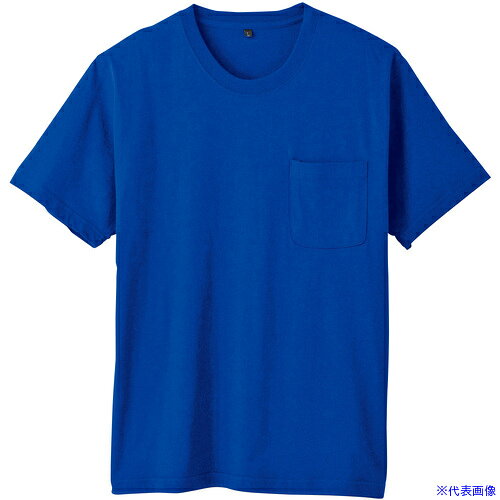 オレンジブック トラスコ中山　TRUSCO桑和 6645−53 半袖Tシャツ(ポケット付) ロイヤルブルー 6L 〔品番:6645532036L〕[ 注番:5296519]特長●カジュアルでもワークでも使える万能Tシャツです。●天然繊維の綿...