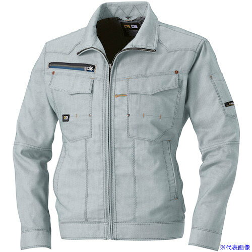 オレンジブック トラスコ中山　TRUSCOG.G. 873 長袖ブルゾン シルバーグレー S 〔品番:87322S〕[ 注番:5297238]特長●信頼の日本製サマーカルゼを使用しています。●独特な色合い、生地感が特徴の二浴染めです。●窮屈...