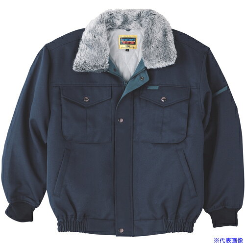 オレンジブック トラスコ中山　TRUSCO桑和 9103 防寒ブルゾン ネイビー M 〔品番:91031M〕[ 注番:5301236]特長●多少の雨、水をはじきやすい●袖口リブ仕様で冷気の侵入を防ぐ（コートは内側リブ）●裏アルミキルトによる...