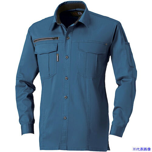 オレンジブック トラスコ中山　TRUSCOG.G. 165 長袖シャツ インディゴ 3L 〔品番:165543L〕[ 注番:5303601]特長●綿の肌触りとストレッチ性を融合した作業服です。●動きやすさと綿同等の耐火性を併せ持つ素材を使用...