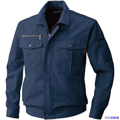 オレンジブック トラスコ中山　TRUSCOSOWA 6113 長袖ブルゾン ネイビー SS 〔品番:61131SS〕[ 注番:5306209]特長●定番のT／Cソフトツイルを使用しています。●制電性素材で静電気の発生をおさえます。仕様●色：...