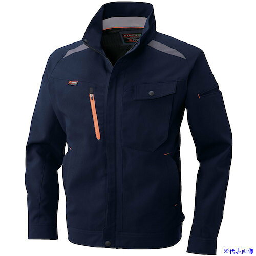 オレンジブック トラスコ中山　TRUSCOSOWA 743 長袖ブルゾン ネイビー 6L 〔品番:74316L〕[ 注番:5311246]特長●信頼の日本製高通気生地を使用しています。●生地裏側の肌離れが良くベタつきにくいです。●制電性素材...