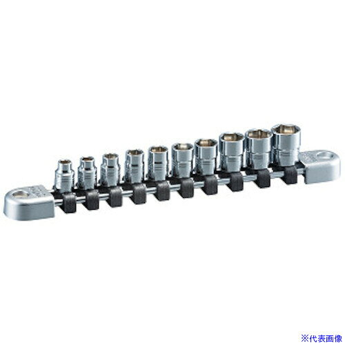 オレンジブック トラスコ中山　TRUSCOnepros 6.3sq.ソケットセット(六角)[10コ組] 〔品番:NTB210A〕[ 注番:5312709]特長●ネプロス 6.3sq. ソケットホルダーにセットしたソケットセットです。●強度・...