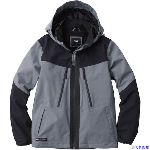 オレンジブック トラスコ中山　TRUSCOG.G. 0284−00 防水防寒ブルゾン グレー 6L 〔品番:02840076L〕[ 注番:5313076]特長●ストレッチ性と軽量感を追求したストレスフリーな着心地です。●水をはじく防水性と湿...