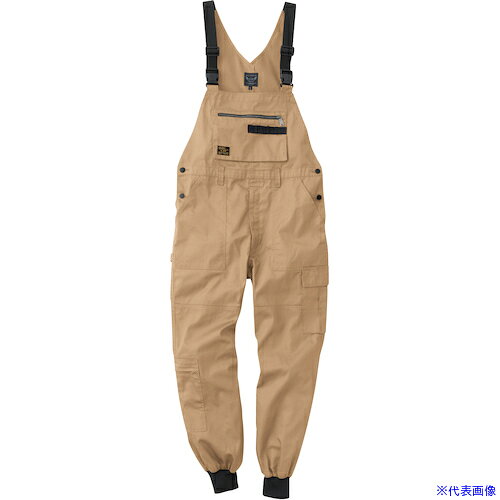 オレンジブック トラスコ中山　TRUSCONBW 4302−24 サロペット サンドベージュ L 〔品番:43022410L〕[ 注番:5313338]特長●定番のT/Cソフトツイルを使用しています。●裾リブで足元がすっきりします。仕様●色...
