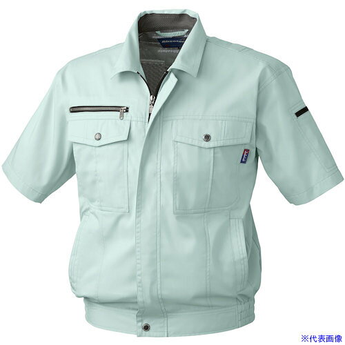 オレンジブック トラスコ中山　TRUSCO桑和 611 半袖ブルゾン モスグリーン SS 〔品番:611107SS〕[ 注番:5314092]特長●豊富なカラーとアイテム数で幅広いシーンに対応します。●制電性素材で静電気の発生を抑えます。●...