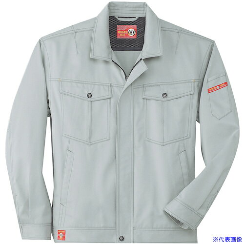 オレンジブック トラスコ中山　TRUSCOSOWA 9773 長袖ブルゾン グレー S 〔品番:97737S〕[ 注番:5314596]特長●生地裏側が綿タッチで肌触りが良いです。●制電性素材で静電気の発生を抑えます。仕様●色：グレー●サイ...