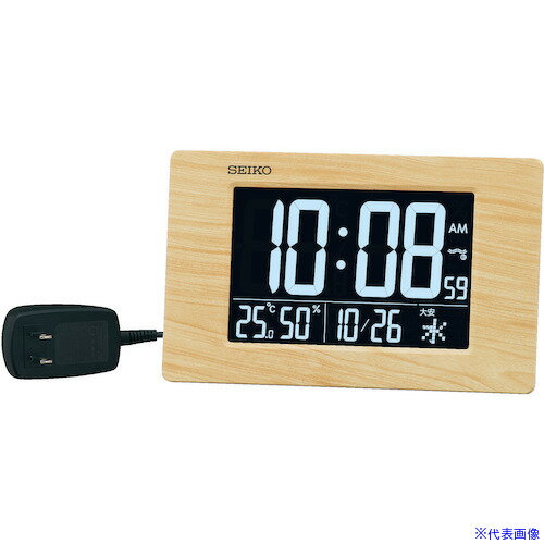 オレンジブック トラスコ中山　TRUSCOSEIKO シリーズC3掛置兼用 〔品番:DL219B〕[ 注番:5346030]特長●高コントラストで見やすい。●時刻、日付、温湿度に表示切替可能です仕様●幅(mm)：195●奥行(mm)：24●...