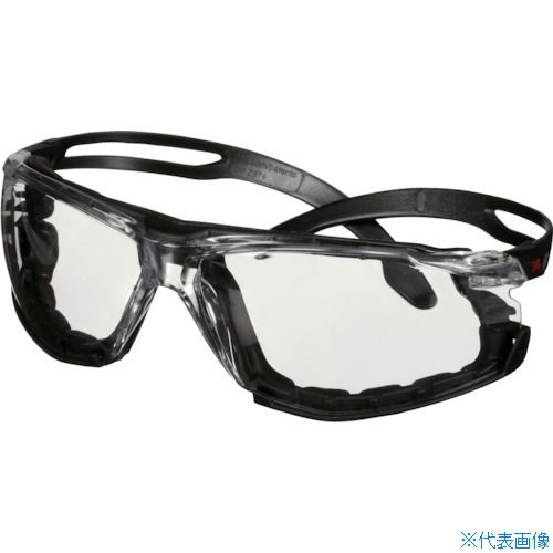 オレンジブック トラスコ中山　TRUSCO3M セキュアフィット保護めがね SF501SGAFーBLKーF クリア ガスケット付 〔品番:SF501SGAFBLKF〕[ 注番:5350076]特長●3M［［TM上］］スコッチガード［［TM上...
