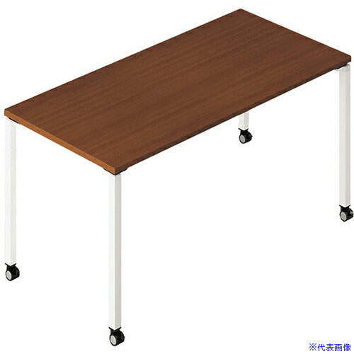 オレンジブック トラスコ中山　TRUSCONAIKI ビティーミーティングテーブル 〔品番:BTMP1575CWWN〕[ 注番:5358188]特長●カジュアルで機能的なミーティングスタイルを演出します。●手軽に移動できるキャスター付。用途...