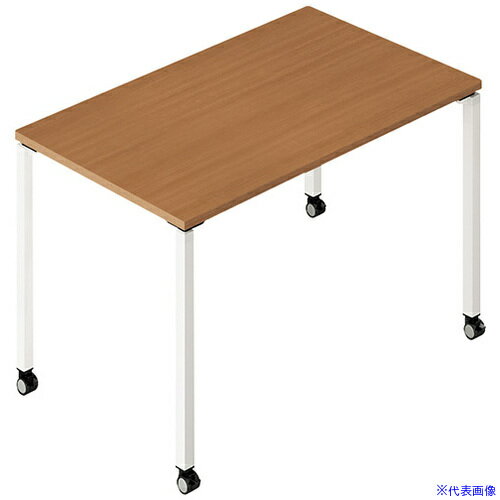 オレンジブック トラスコ中山　TRUSCONAIKI ビティーミーティングテーブル 〔品番:BTMP1275CWMWP〕[ 注番:5366131]特長●カジュアルで機能的なミーティングスタイルを演出します。●手軽に移動できるキャスター付。用...