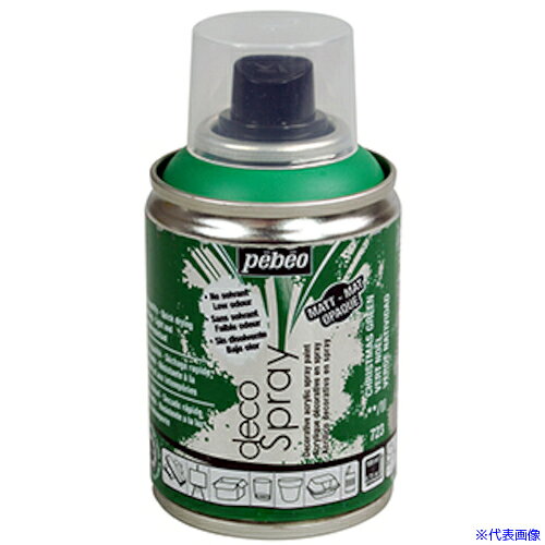 オレンジブック トラスコ中山　TRUSCOPebeo デコスプレー 100ml マット色 クリスマスグリーン 〔品番:093723〕[ 注番:5382782]特長●水性アクリルペイントでにおいが少なく、屋内、屋外で使用いただけます。用途●紙...
