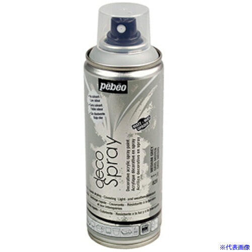 オレンジブック トラスコ中山　TRUSCOPebeo デコスプレー200ml マット色 ミディアムグレイ 〔品番:093828〕[ 注番:5382798]特長●水性アクリルペイントでにおいが少なく、屋内、屋外で使用いただけます。用途●紙、石...