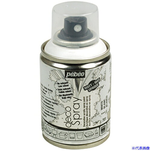オレンジブック トラスコ中山　TRUSCOPebeo デコスプレー 100ml マット色 ホワイト 〔品番:093701〕[ 注番:5382812]特長●水性アクリルペイントでにおいが少なく、屋内、屋外で使用いただけます。用途●紙、石、キャ...