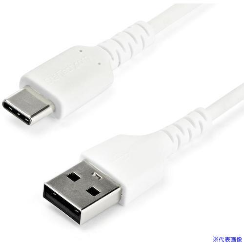 オレンジブック トラスコ中山　TRUSCOStarTech USB 2.0ケーブル/1m/Type−A − Type−C/480Mbps/オス−オス/ホワイト/タイプC − A 〔品番:RUSB2AC1MW〕[ 注番:5388149]特長●...