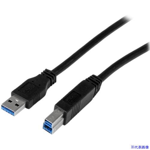 オレンジブック トラスコ中山　TRUSCOStarTech USB 3.0ケーブル/2m/Type−A − Type−B/5Gbps/オス−オス/IF認証 /ブラック/タイプB 〔品番:USB3CAB2M〕[ 注番:5388152]特長●H...