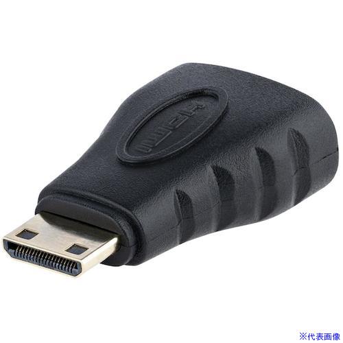 オレンジブック トラスコ中山　TRUSCOStarTech ディスプレイアダプター/Mini HDMI − HDMI 1.4/4K30Hz/ブラック/ビデオ 変換 コンバーター 〔品番:HDACFM〕[ 注番:5389663]特長●デジカメ...