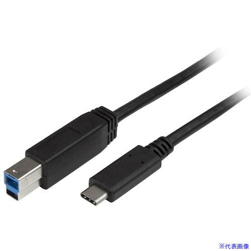 オレンジブック トラスコ中山　TRUSCOStarTech USB 3.0ケーブル/2m/Type−C ‐ Type−B/5Gbps/オス−オス/ブラック/タイプB 〔品番:USB315CB2M〕[ 注番:5391249]特長●プリンター、...