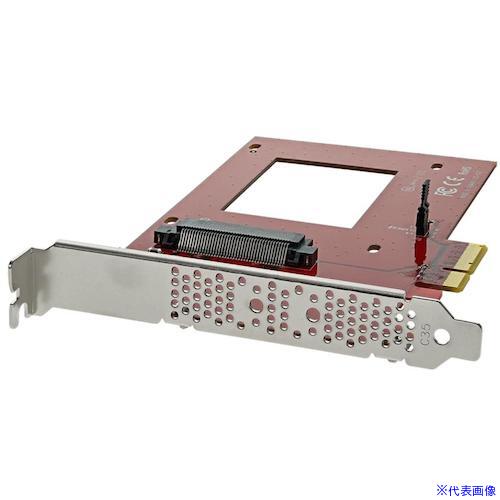 オレンジブック トラスコ中山　TRUSCOスターテック PCI Expressカード/x4/2.5インチNVMe U.2 SSD 変換アダプター/SFF-8639コネクタ搭載 〔品番:PEX4SFF8639〕[ 注番:5398529]特長●...