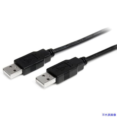 オレンジブック トラスコ中山　TRUSCOStarTech USB 2.0ケーブル/2m/Type‐A - Type‐A/480Mbps/オス-オス/ブラック/タイプA - A 〔品番:USB2AA2M〕[ 注番:5398554]特長●US...