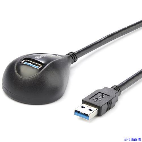 オレンジブック トラスコ中山　TRUSCOスターテック USB 2.0ケーブル/1.5m/Type‐A - Type‐A/卓上延長用/オス-メス/ブラック/エクステンダー 〔品番:USB3SEXT5DKB〕[ 注番:5400055]特長●パ...