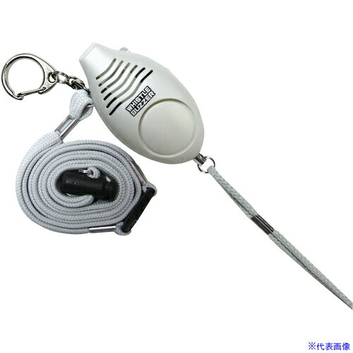 オレンジブック トラスコ中山　TRUSCOノムラテック ライト付きホイッスルブザー 〔品番:N1174〕[ 注番:5407937]特長●ピンプラグを抜くと大音量が鳴り響きます。●万が一電池が切れていた場合でもホイッスル機能がついておりますの...