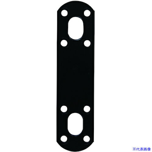 オレンジブック トラスコ中山　TRUSCODAIDOHANT ザ・ステー 黒 I型 T3×W25×A100(mm) 〔品番:00063360〕[ 注番:5429983]特長●ボルトやビスで留め付けできるマルチな補強金具です。●DIYや家具の...