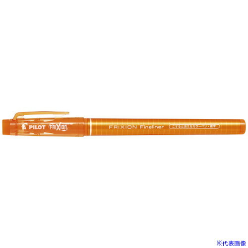 オレンジブック トラスコ中山　TRUSCOPILOT 消せるサインペン フリクションファインライナー オレンジ 〔品番:SFFL12FO〕[ 注番:5435628]特長●文字にもイラストにもピッタリ、軽い書き味の細字カラーペンです。仕様●イ...