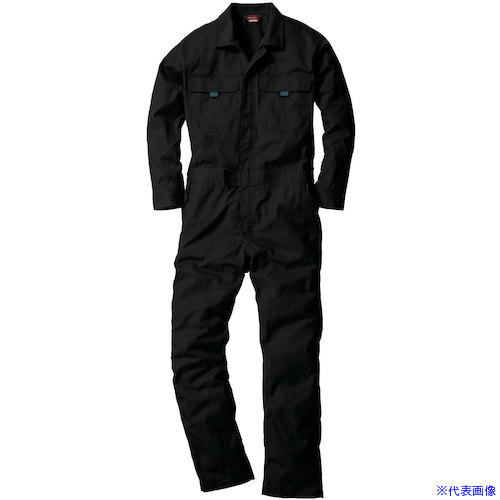 オレンジブック トラスコ中山　TRUSCO桑和 9300 つなぎ ブラック 4L 〔品番:930044L〕[ 注番:5435879]特長●使いやすい定番T／Cソフトツイル素材を使用したカラーつなぎです。●アコーディオンプリーツで動きやすいで...