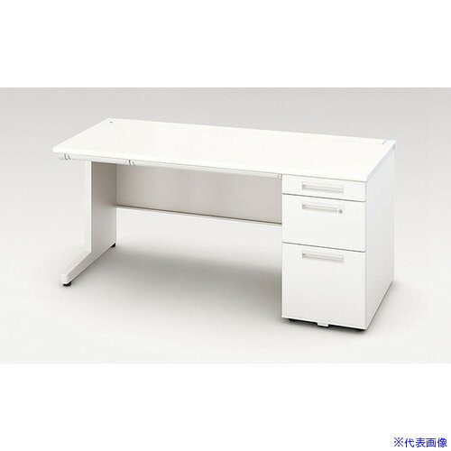 オレンジブック トラスコ中山　TRUSCONAIKI 片袖デスク(ロングストローク XEHH型/天板:ホワイト 本体:クリアーホワイト/W1600×D800×H720 〔品番:XEHH168KWH〕[ 注番:5438751]特長●これからの...