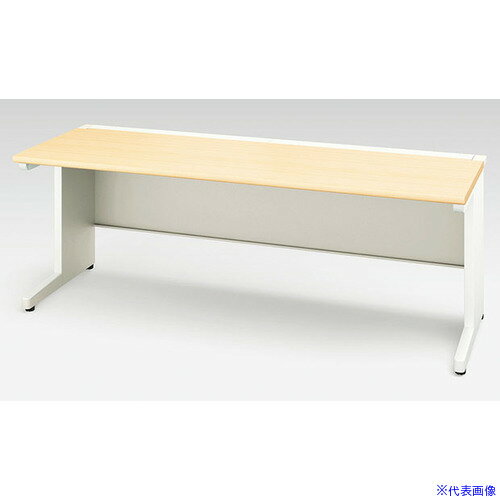 オレンジブック トラスコ中山　TRUSCONAIKI 平デスク(引出し無し) XEHH型/天板:シルクウッド 本体:クリアーホワイト/W2000×D800×H720 〔品番:XEHH208FDNWS〕[ 注番:5440334]特長●これから...