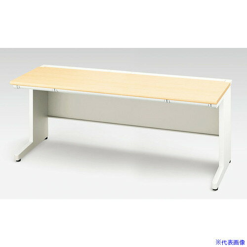オレンジブック トラスコ中山　TRUSCONAIKI 平デスク XEHH型/天板:シルクウッド 本体:クリアーホワイト/W1800×D800×H720 〔品番:XEHH188FWS〕[ 注番:5443489]特長●これからのワークスタイルに...