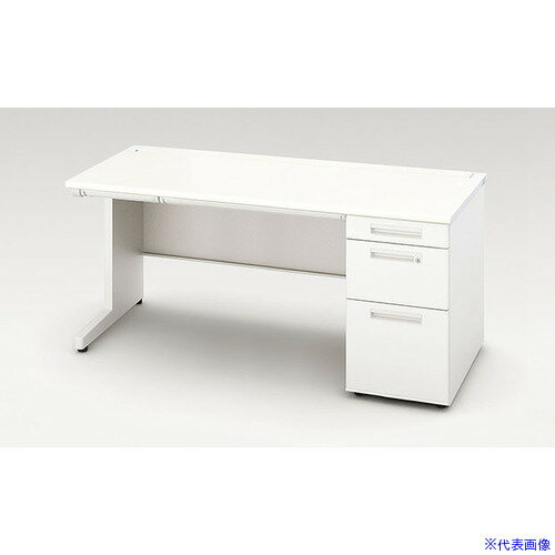 オレンジブック トラスコ中山　TRUSCONAIKI 片袖デスク XEHH型/天板:ホワイト 本体:クリアーホワイト/W1600×D800×H720 〔品番:XEHH168BWH〕[ 注番:5443496]特長●これからのワークスタイルに対...