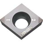 オレンジブック トラスコ中山　TRUSCO京セラ 旋削加工用チップ コーティングCBN KBN10M 〔品番:CCMW09T308T00815ME〕[ 注番:5443555]特長●硬質結合相CBNに耐熱性MEGAGOATを施し、高硬度ダイス...