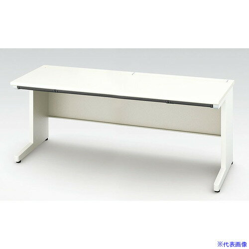 オレンジブック トラスコ中山　TRUSCONAIKI 平デスク(浅型引出し付) XEHH型/天板:ホワイト 本体:クリアーホワイト/W1800×D800×H720 〔品番:XEHH188FSWH〕[ 注番:5445056]特長●これからのワ...
