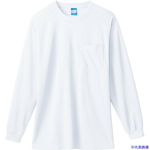 オレンジブック トラスコ中山　TRUSCO桑和 50122 長袖Tシャツ(胸ポケット付き) ホワイト M 〔品番:5012200M〕[ 注番:5445429]特長●吸汗速乾糸を使用したサラッと快適な肌触りです。仕様●色：ホワイト●サイズ：M...