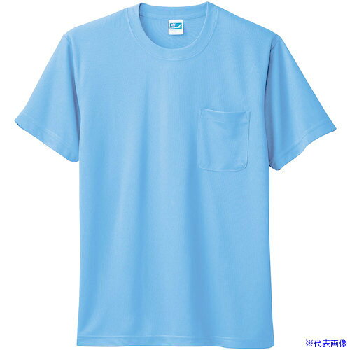オレンジブック トラスコ中山　TRUSCO桑和 50121 半袖Tシャツ(胸ポケット付き) サックス 6L 〔品番:501212096L〕[ 注番:5447000]特長●吸汗速乾糸を使用したサラッと快適な肌触りです。仕様●色：サックス●サイ...