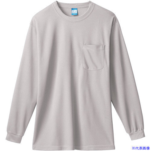 オレンジブック トラスコ中山　TRUSCO桑和 50122 長袖Tシャツ(胸ポケット付き) シルバーグレー 3L 〔品番:50122223L〕[ 注番:5447050]特長●吸汗速乾糸を使用したサラッと快適な肌触りです。仕様●色：シルバーグ...