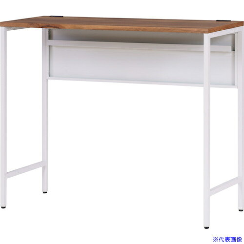 オレンジブック トラスコ中山　TRUSCODAISHIN レクタ デスク 基本タイプ ホワイトフレーム 1200×450×1000 〔品番:FD124510WMPA〕[ 注番:5449851]特長●細いフレーム脚と薄い天板で構成されたスタン...
