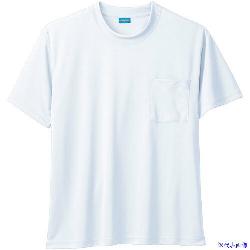 オレンジブック トラスコ中山　TRUSCO桑和 50381 半袖Tシャツ(胸ポケット付き) ホワイト 6L 〔品番:50381006L〕[ 注番:5453290]特長●通気性に優れたハニカムメッシュ（裏使い）を使用しています。●吸汗速乾加工...