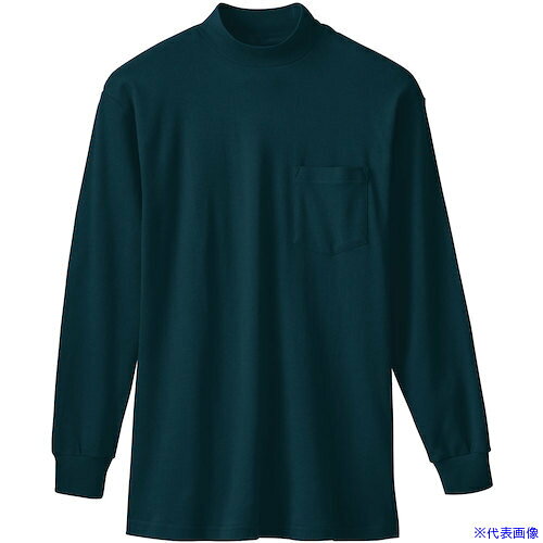 オレンジブック トラスコ中山　TRUSCO桑和 50108 長袖ハイネックTシャツ(胸ポケット付き) ネイビー M 〔品番:501081M〕[ 注番:5460991]特長●柔らかにのにしっかりとしたスムース編みです。●肌触りが良く吸湿性のあ...