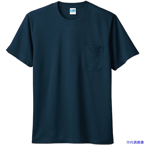 オレンジブック トラスコ中山　TRUSCO桑和 50121 半袖Tシャツ(胸ポケット付き) ネイビー S 〔品番:501211S〕[ 注番:5461056]特長●吸汗速乾糸を使用したサラッと快適な肌触りです。仕様●色：ネイビー●サイズ：S仕...