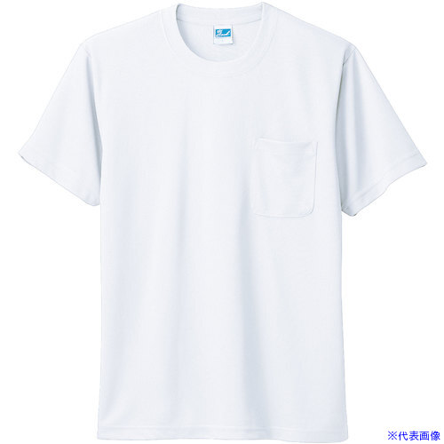 オレンジブック トラスコ中山　TRUSCO桑和 50121 半袖Tシャツ(胸ポケット付き) ホワイト S 〔品番:5012100S〕[ 注番:5461595]特長●吸汗速乾糸を使用したサラッと快適な肌触りです。仕様●色：ホワイト●サイズ：S...