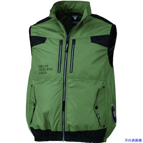 オレンジブック トラスコ中山　TRUSCOXEBEC 空調服遮熱ベストXE98030−36−4L カーキ 〔品番:XE98030364L〕[ 注番:5493689]特長●裏面に遮熱生地を使用することで、炎天下での作業による熱中症を防ぎます。...