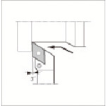オレンジブック トラスコ中山　TRUSCO京セラ 外径・倣い加工用ホルダ PDJN 〔品番:PDJNL1616H11〕[ 注番:5511381]特長●レバーロック方式です。用途●外径・倣い加工用。仕様●適合チップ：DN○○1104●レバーロ...