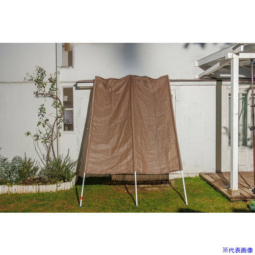 オレンジブック トラスコ中山　TRUSCOTASSCOM 洋風たてす4 2m ブラウン 〔品番:TAN908200〕[ 注番:5521135]特長●熱と紫外線をカットし電気代の節約に活躍。●外からの視線をおしゃれにブロック。●パイプを差し込...