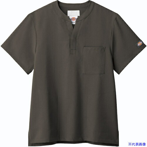 オレンジブック トラスコ中山　TRUSCOFOLK スクラブ ダークグレー 4L 〔品番:7090SC154L〕[ 注番:5528407]特長●スタンドカラー・スキッパータイプの男女兼用スクラブで、大人気ディッキーズシリーズの新提案アイテム...