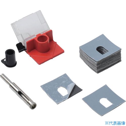 オレンジブック トラスコ中山　TRUSCORUBI 磁器タイル用ダイヤモンドドリルビット 6mm (給水装置付き) 〔品番:04927〕[ 注番:5547280]特長●陶器・磁器タイル、御影石、大理石など難削材の穴あけが可能です。●給水装置...