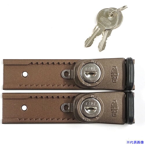 オレンジブック トラスコ中山　TRUSCOガード 窓ぼー犯錠 2個入りブロンズ 〔品番:NO.5402B〕[ 注番:5568259]特長●キー穴にはホコリ防止のシャター機構付き●施錠時のスライド感がやさしい窓とサッシュ枠に負担を掛けない機構...